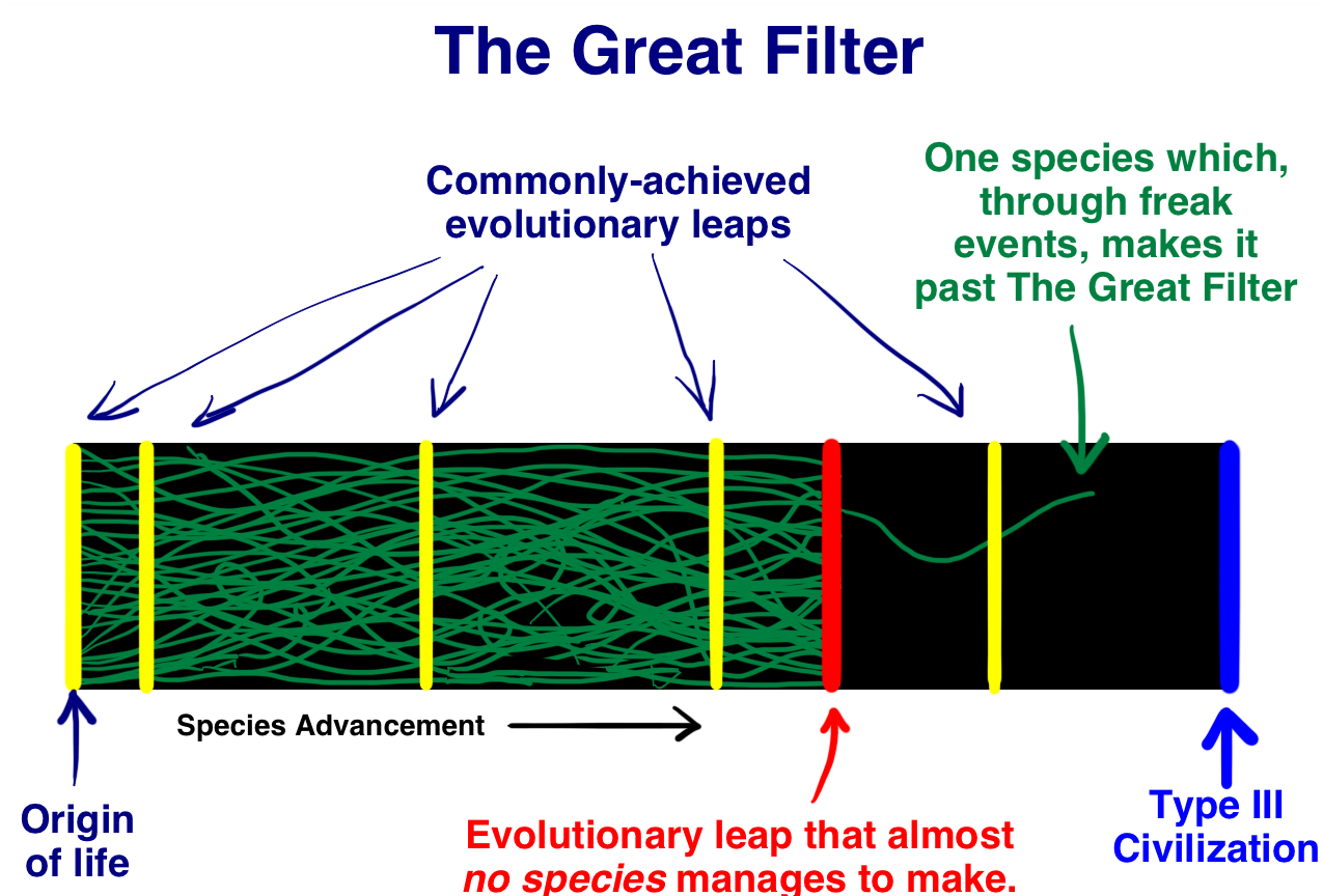 The Great Filter Theory. Are We Really Alone?